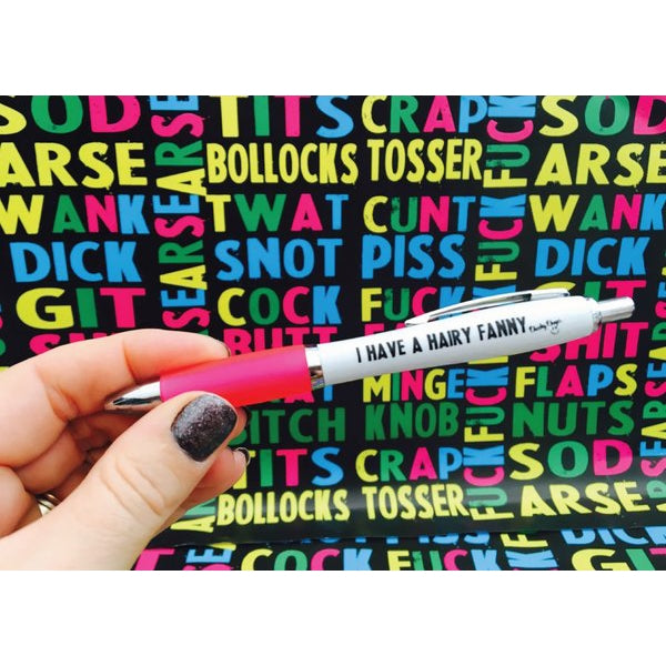 Inject fun with the hairy fanny profanity pen – Guesswhatiforgot